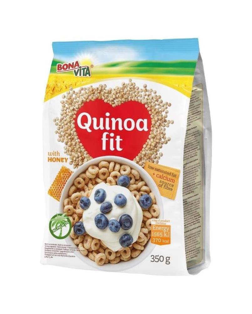 BONAVITA SLOVENSKO - Cereálie pre dospelých - Quinoa Fit 350g cena za 1 kartón (12 kusov)